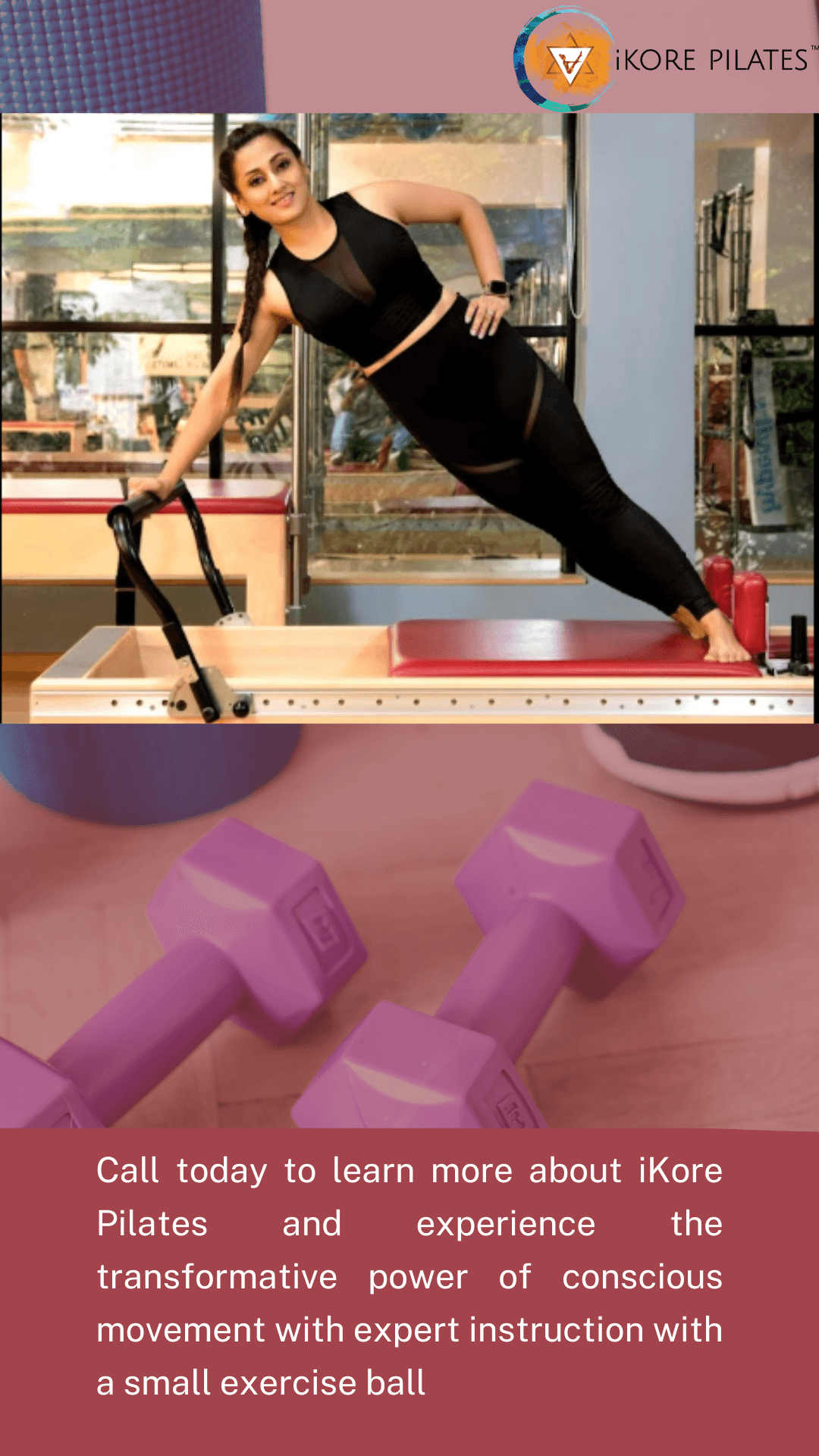 Boom Pilates Practice with a Small Exercise Ball 2024